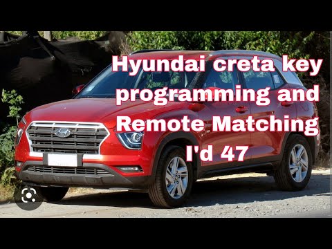 Creta key and Remote programing - YouTube