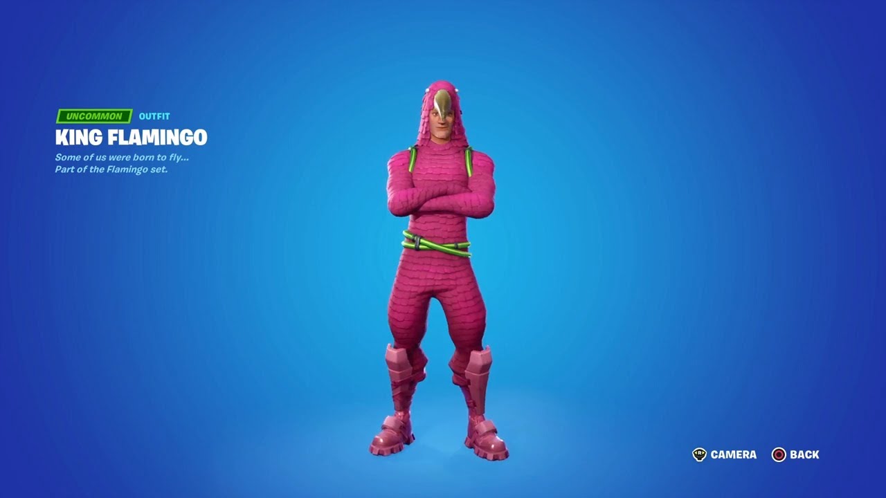 Fortnite King Flamingo Skin - YouTube