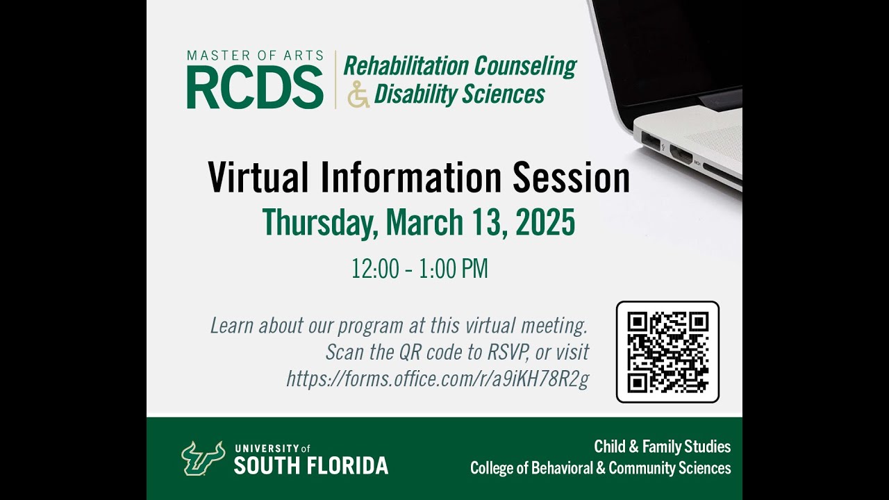 Rehabilitation Counseling & Disability Sciences Virtual Information ...