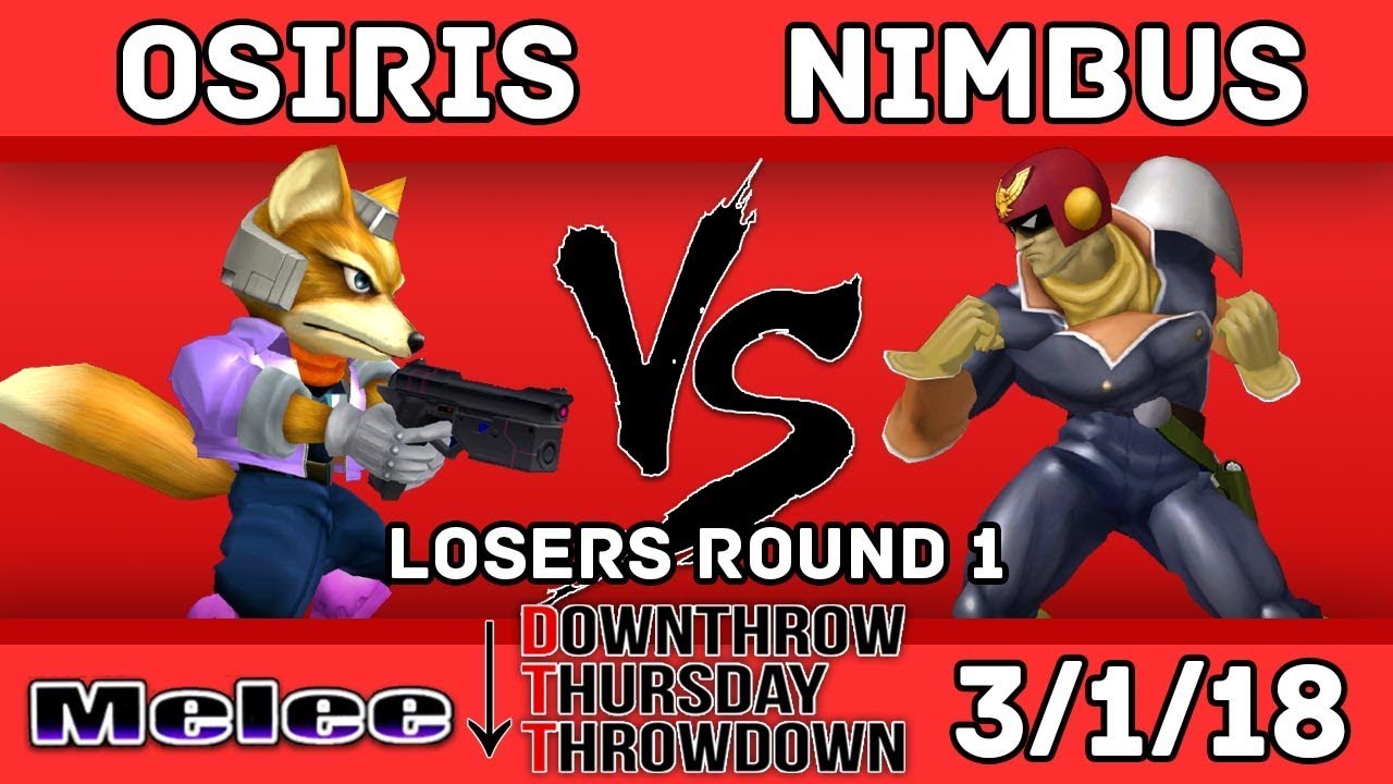 DTT #63 - Osiris (Fox, Marth) VS. Nimbus (C. Falcon) - SSBM Losers ...