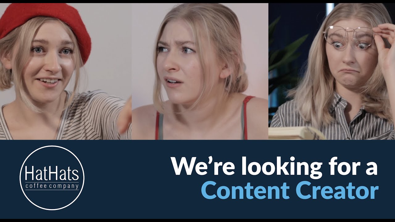 We're looking for a Content Creator | HatHats Coffee Company - YouTube
