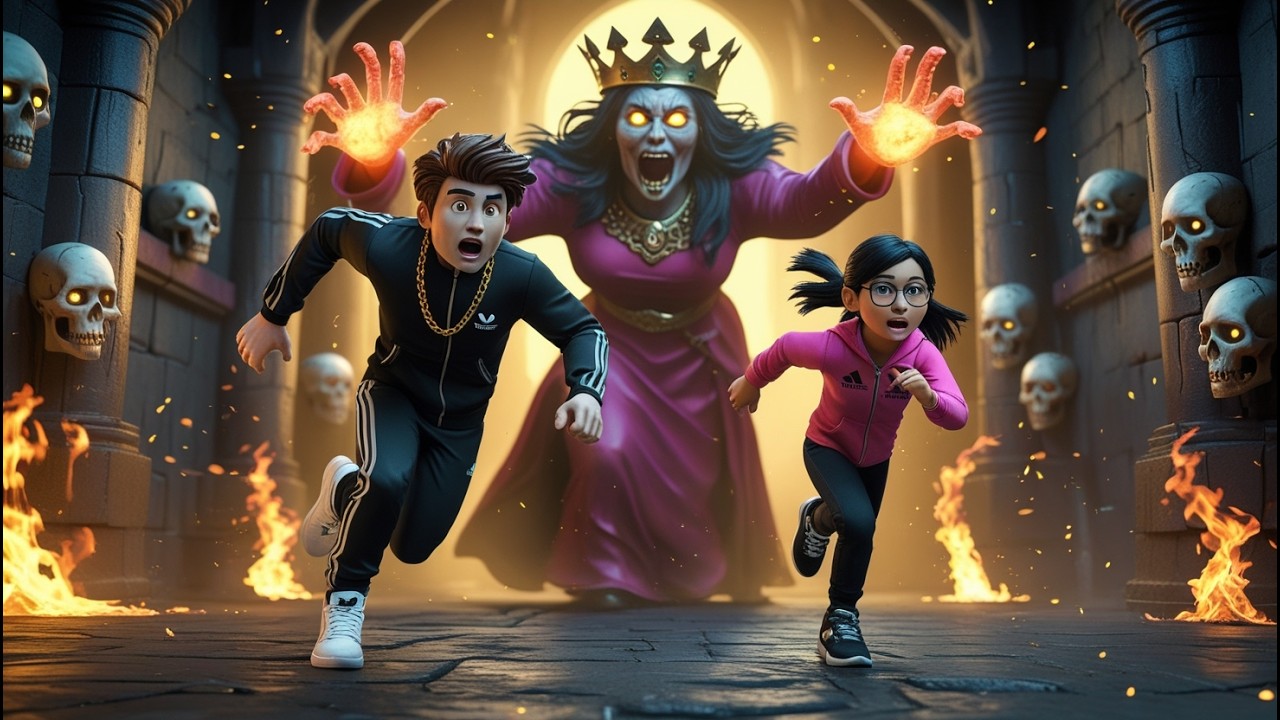 FUGIMOS DO CASTELO DA RAINHA MALVADA NO ROBLOX (Escape the Evil Queen ...