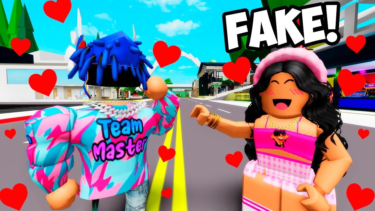 She Was PRETENDING To Be My GIRLFRIEND To DATE ME.. (Brookhaven RP🏡 ...