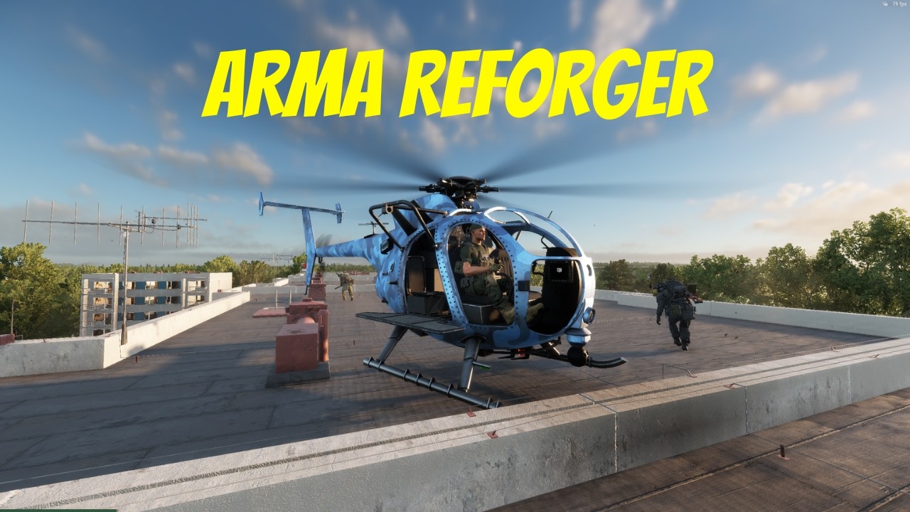 I learned how to FLY in ARMA REFORGER.......1v6 HELI COMBAT - YouTube