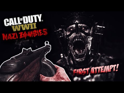 COD: WWII ZOMBIES FIRST ATTEMPT! ROUND 20+! - YouTube