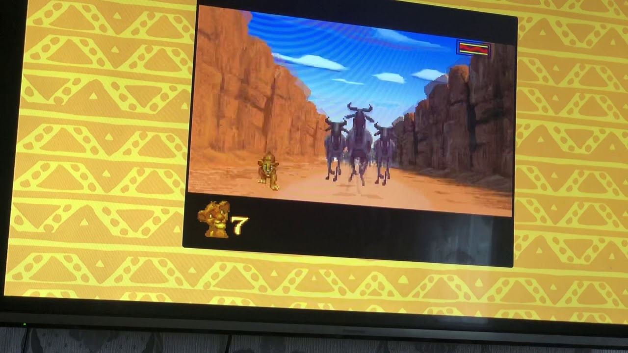 Lion king ps4 level 4 stampede - YouTube