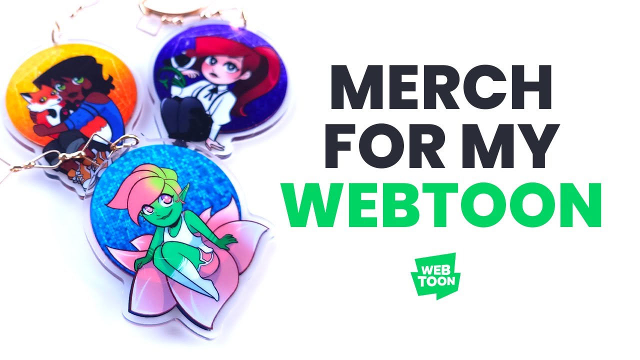 I Made Merch For My WEBTOON [ Vograce ] - YouTube