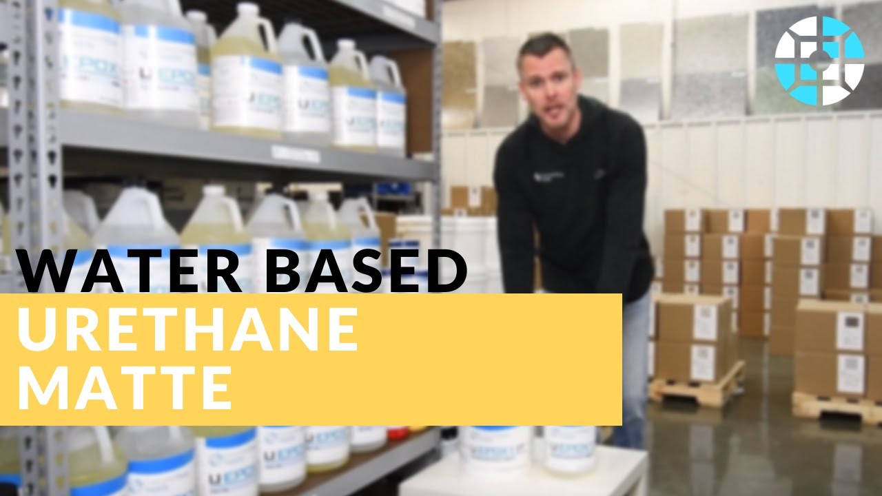 Water Based Urethane Matte Finish Durable Concrete Floor Coating - YouTube