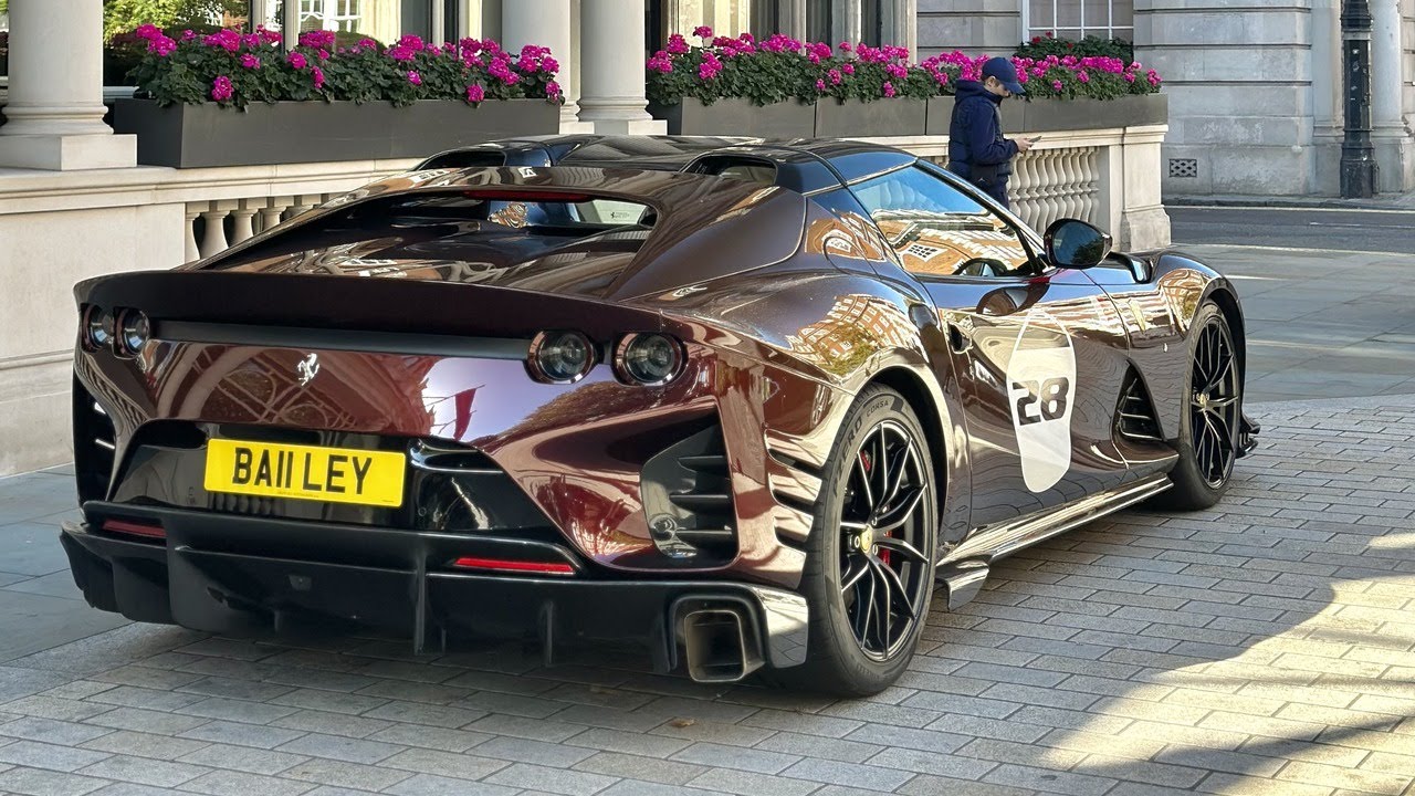 THE COLOR ON THIS 812 APERTA IS JUST INCREDIBLE | ROSSO TAORMINA ...