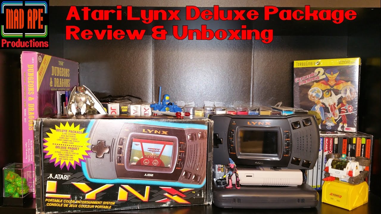 Atari Lynx Deluxe Package Review & Unboxing - YouTube