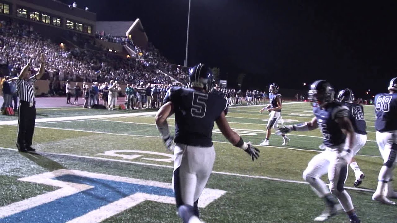 Running Back Hurdles into End Zone Touchdown - YouTube