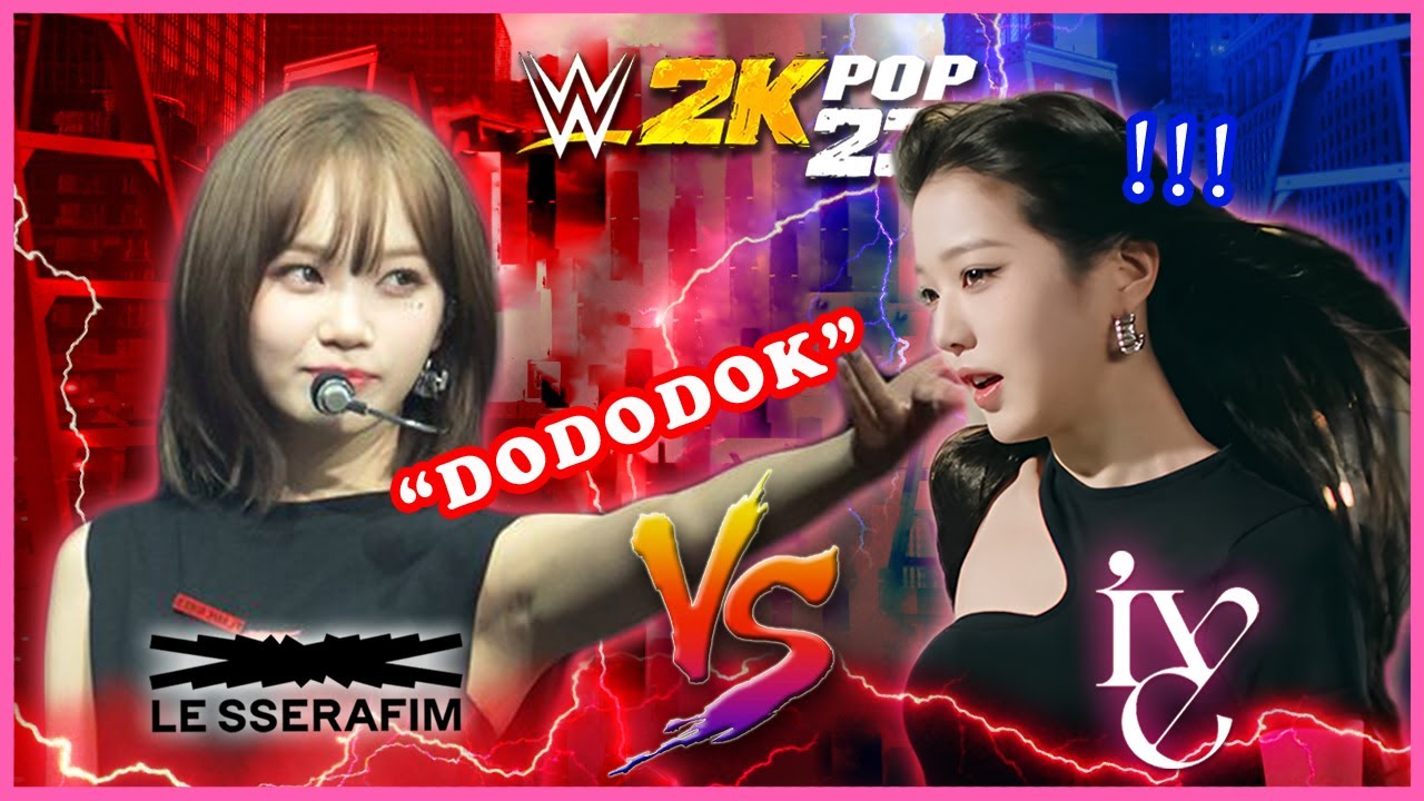 Chaewon "Kim Dododok" vs Wonyoung (Requested) - WWE 2K POP - Le ...