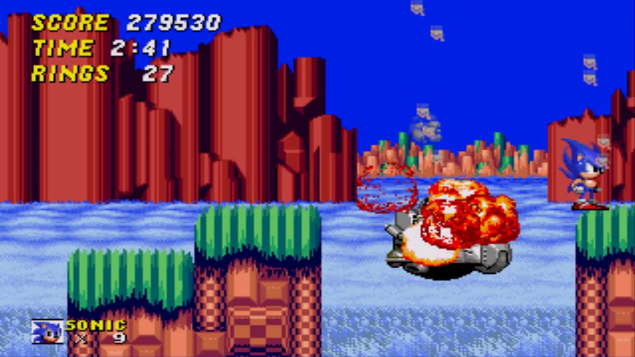 Let's Play Sonic 2 Underwater - Under The Top - YouTube