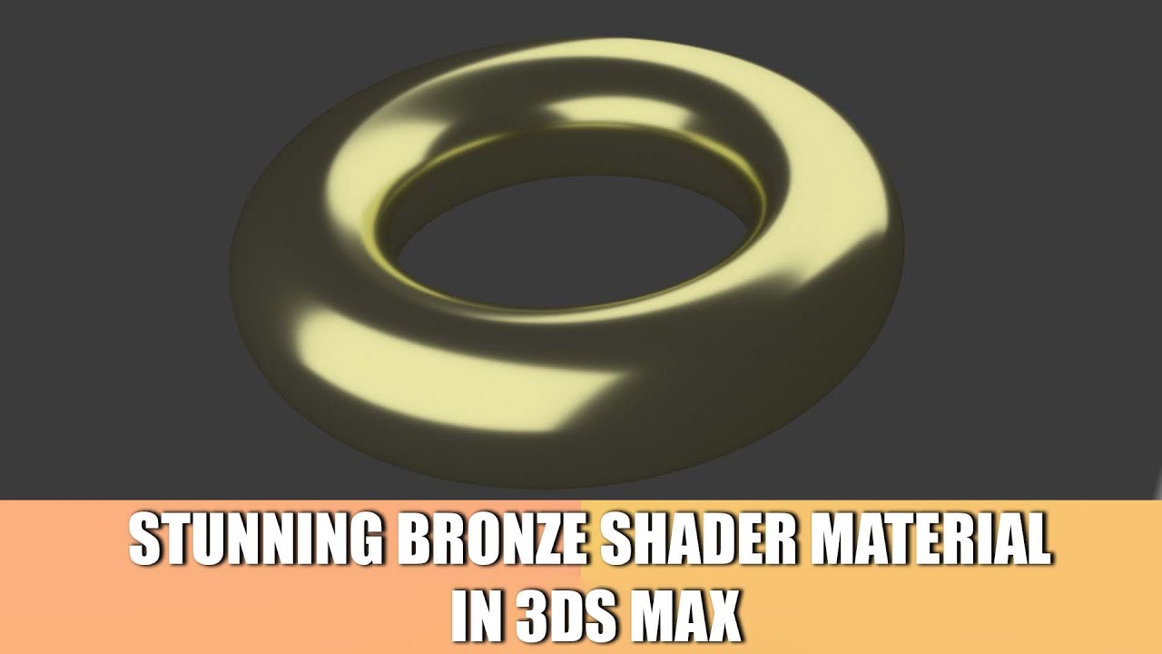 STUNNING BRONZE SHADER MATERIAL IN 3DS MAX #3dsmax #vray #learning # ...