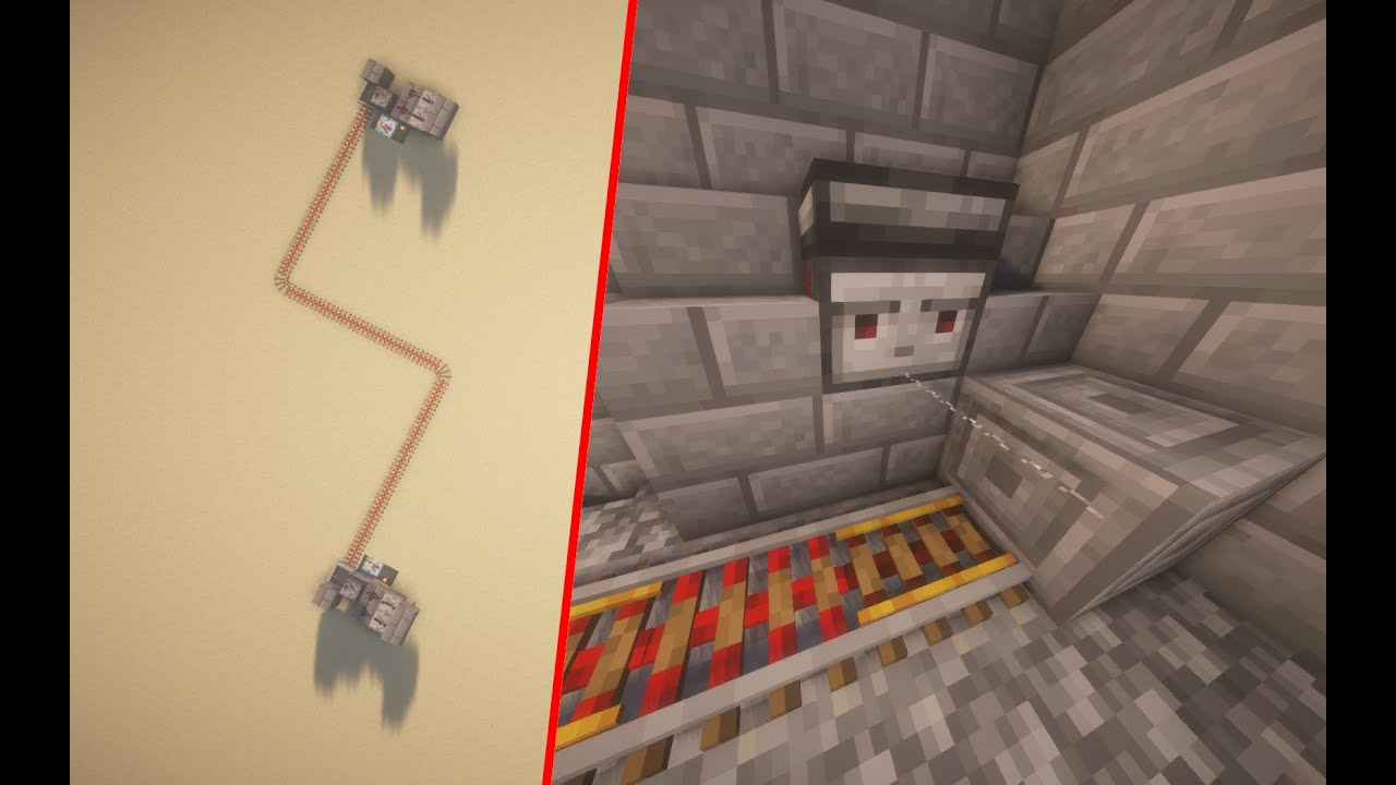 Easy Minecart Shuttle System | Simple Terminal Stations | Minecraft ...