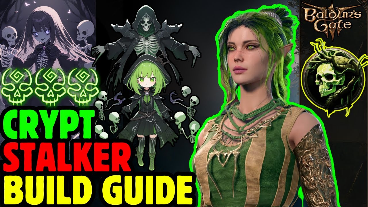 CRYPT STALKER RANGER MOD Subclass Build - Baldur's Gate 3 - YouTube