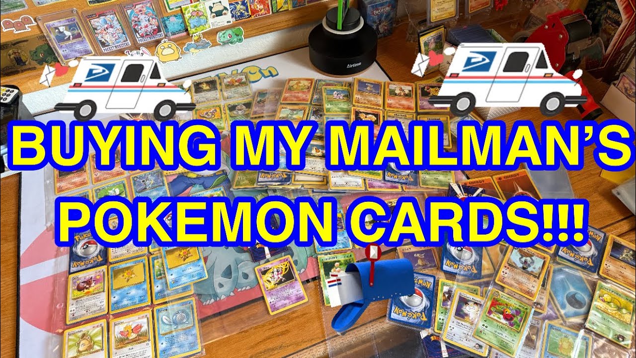 I JUST BOUGHT MY MailMan’s Pokemon Card Collection! - YouTube