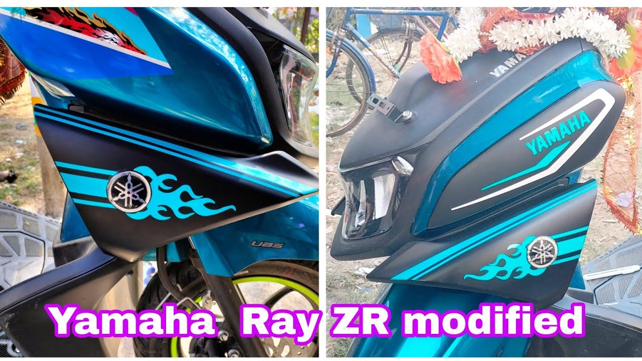 #Yamaha Ray ZR 125 modified # Yamaha # Yamaha Ray ZR sticker modified ...