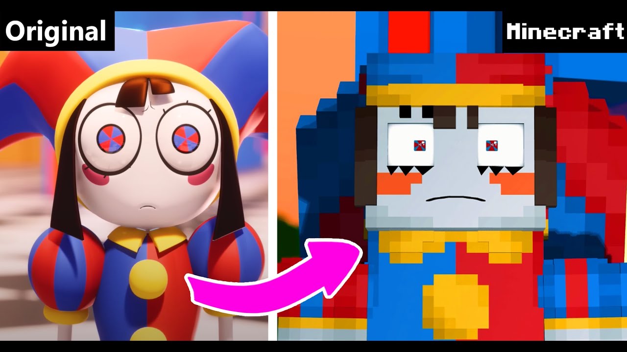i Animated The Amazing Digital Circus in Minecraft - Compilation ...