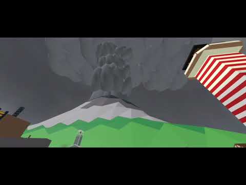 Volcano eruption Roblox 2/2 (credits to fami_shed for making this game ...