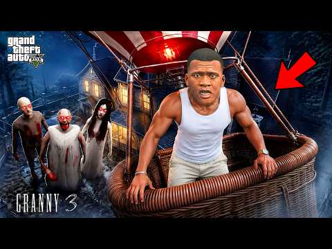 Franklin Escapes From GRANNY 3 in a HOT AIR BALLOON ! in Telugu