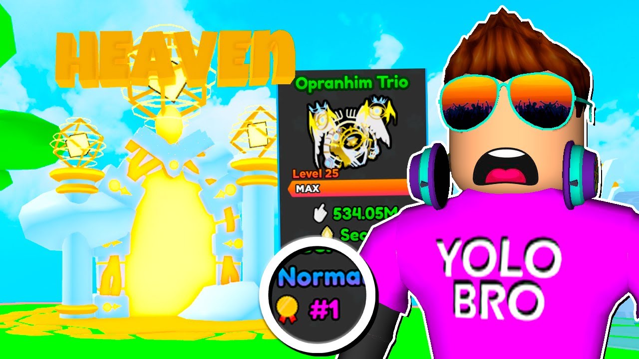 ПЕРВАЯ В МИРЕ HEAVEN СЕКРЕТКА В TAPPING LEGENDS X В РОБЛОКС! ROBLOX ...