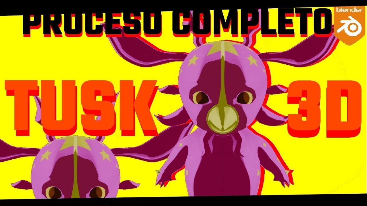 TUSK ACT 1 [JOJO SBR] MODELADO 3D EN BLENDER [PROCESO COMPLETO] - YouTube