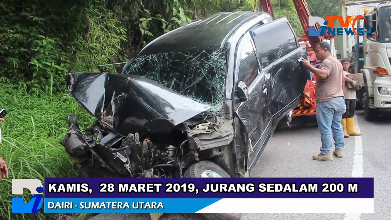 Evakuasi, Kondisi Mobil Terjun ke Jurang 200 Meter di Lae Pandaroh ...