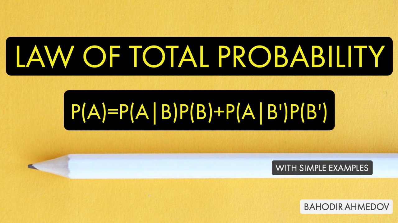 Law of Total of Probability. Simple Guides with Examples. - YouTube