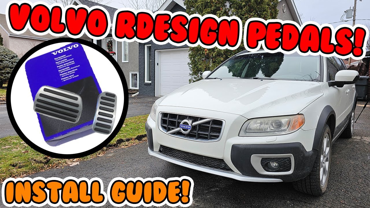 HOW TO INSTALL R-DESIGN ALUMINIUM PEDALS ON YOUR VOLVO! Volvo XC70 T6 R ...