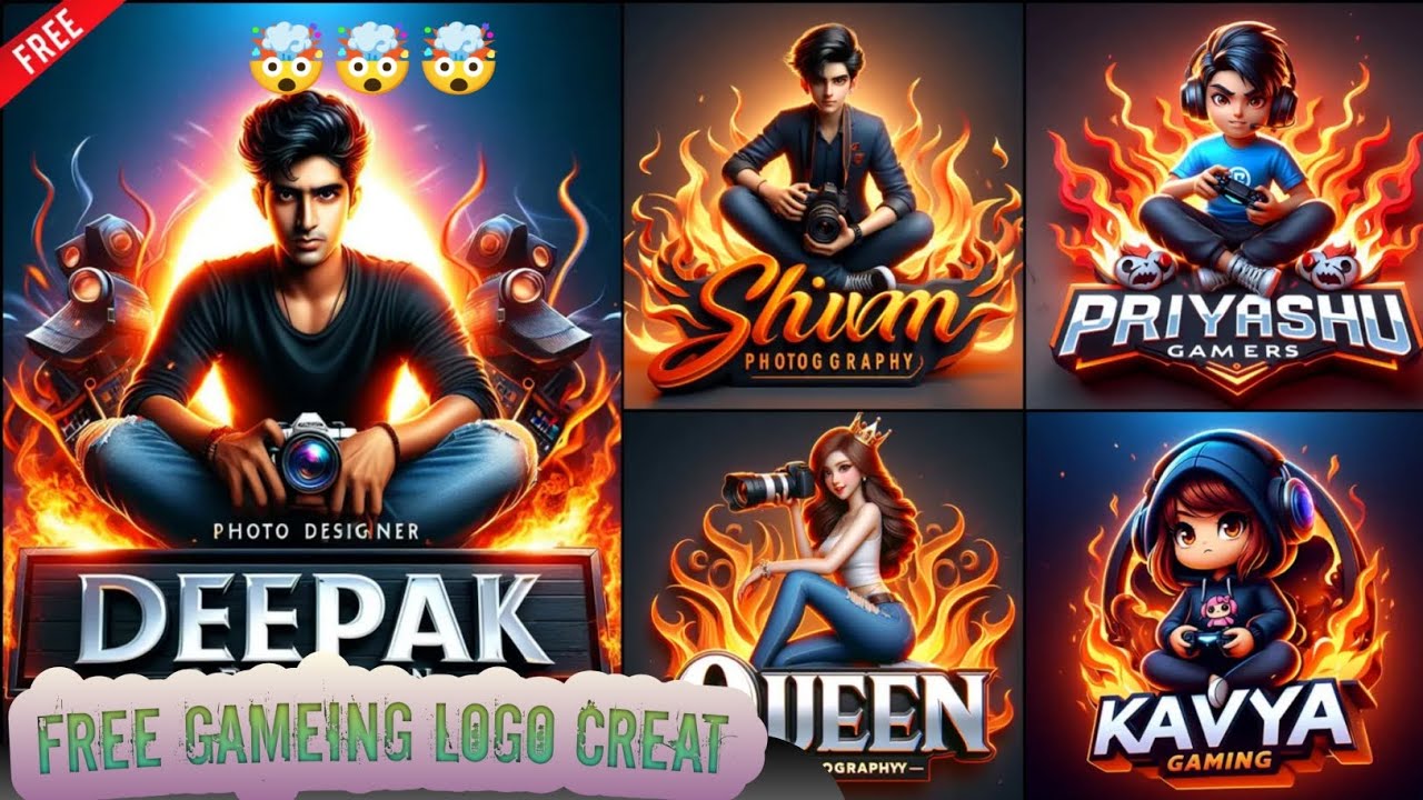 || How To Create 3D Game Logo Name Images Editing For Your phone ...