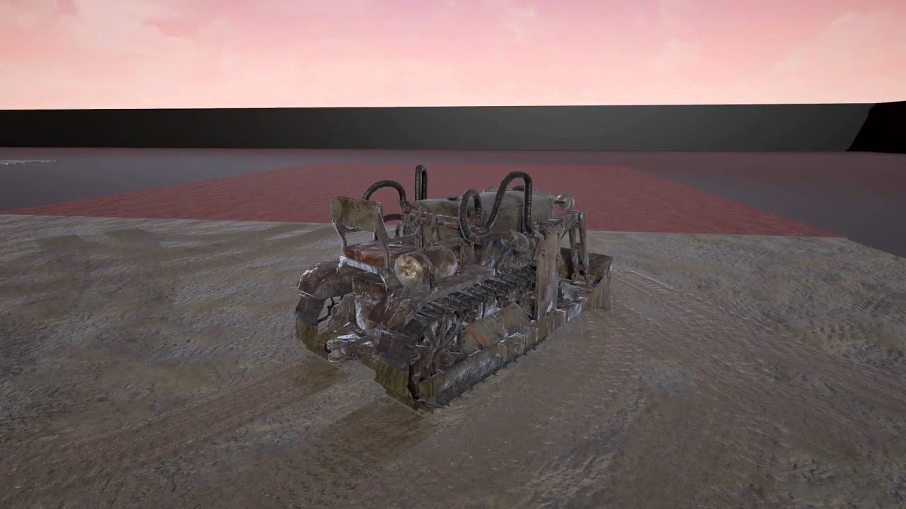 Unreal engine dynamic vehicle tracks system - YouTube