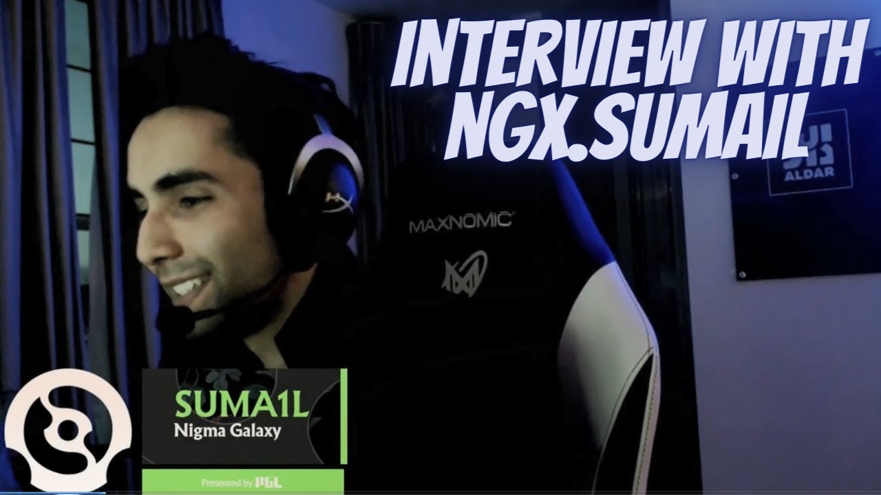 Interview With NGX.Sumail!! After Matches Nigma Galaxy vs Ooredoo ...