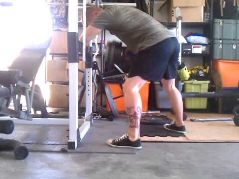 90lbs kroc row w/ fat gripz - YouTube