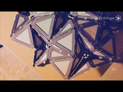 Origami ház és felfújható inkubátor - hi-tech