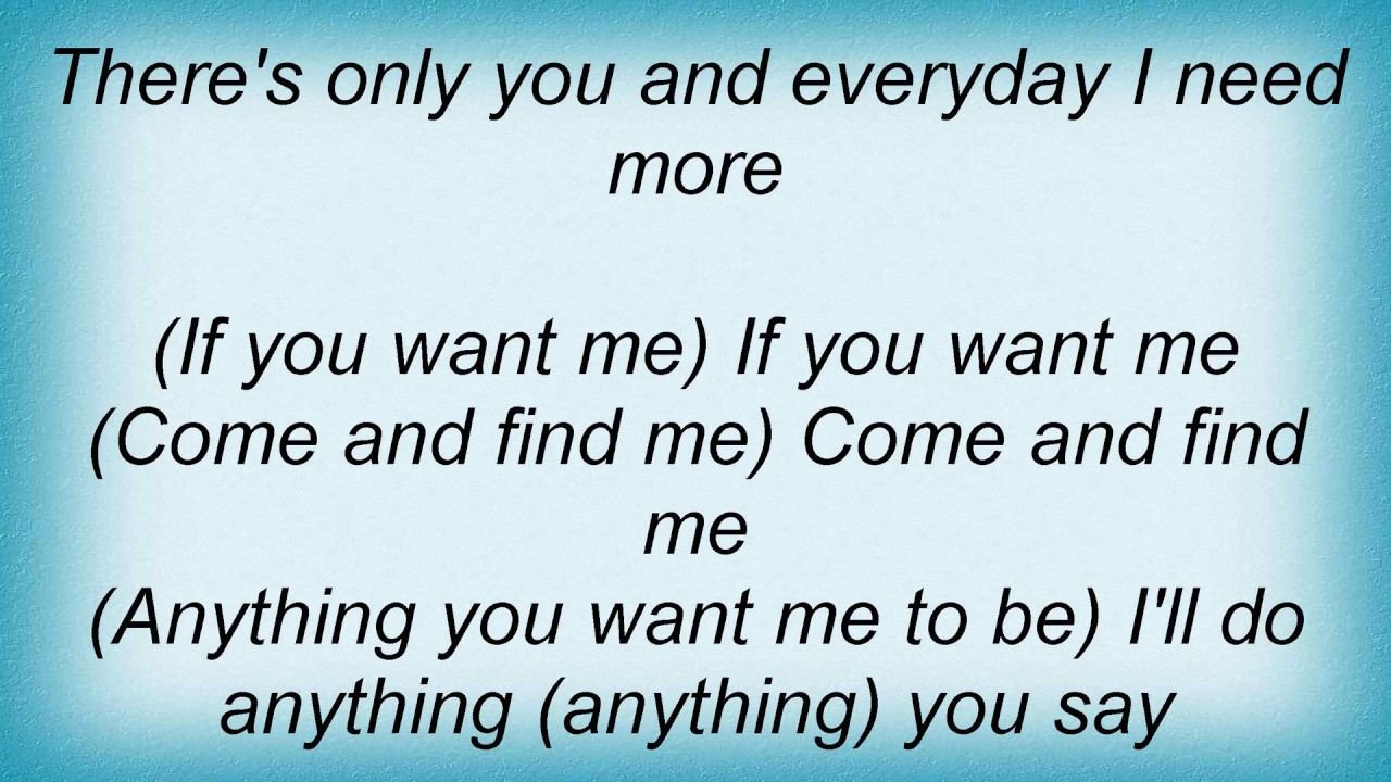 Evanescence - Anything For You Lyrics - YouTube