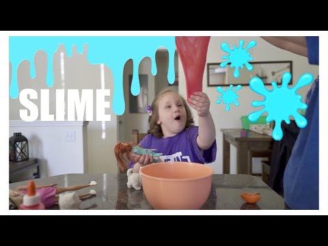 Lilly makes SLIME! - YouTube