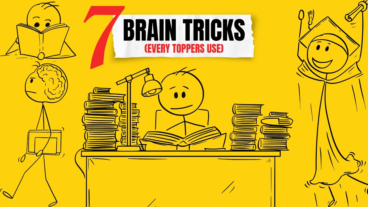 7 Brain Tricks Toppers Use to Learn 1000x Faster - YouTube