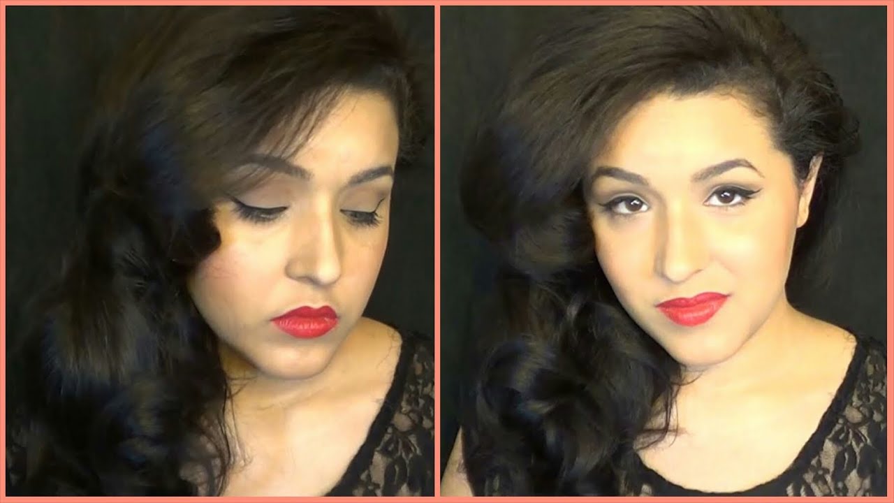 Veronica Lake Jessica Rabbit Inspired Hair Tutorial (NoBlandMakeup ...