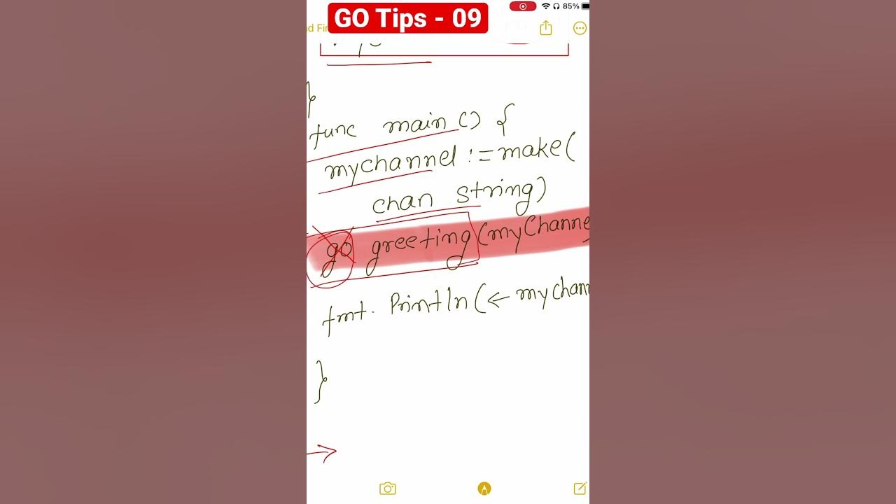 GOLang Tips - 09 Avoid dead locks in goroutines #golang - YouTube