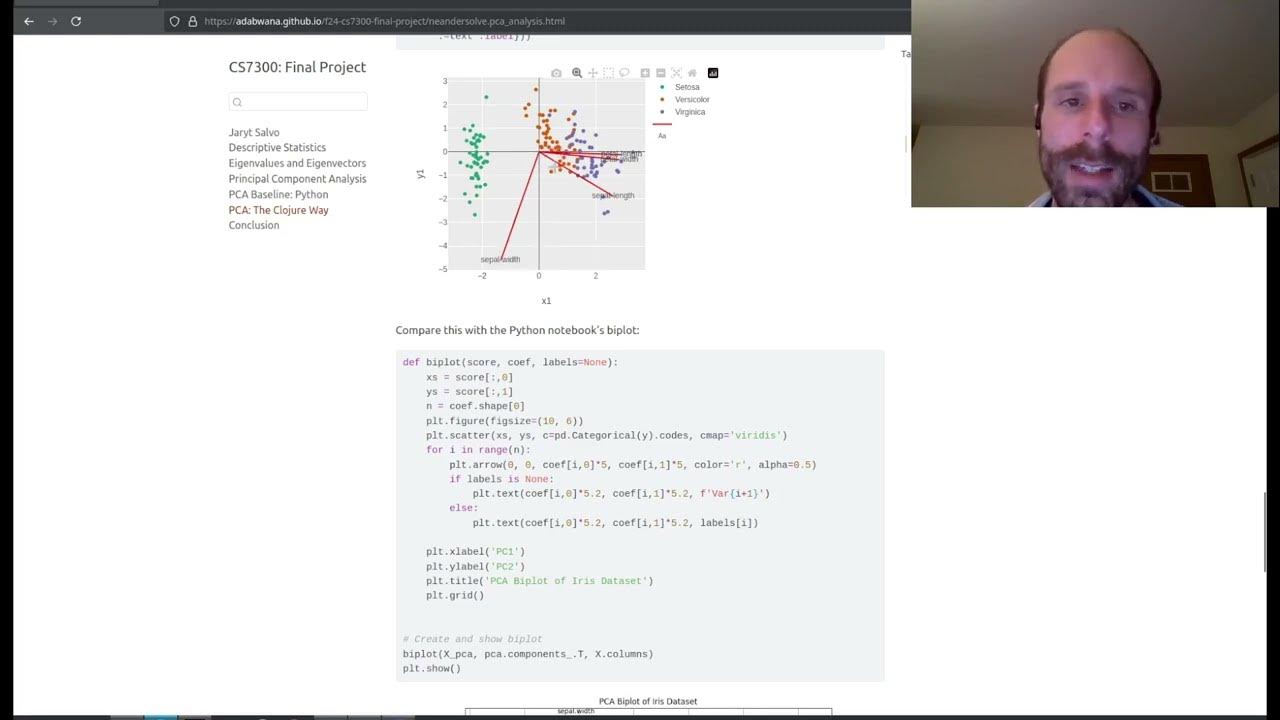 PCA in Clojure with Neanderthal - YouTube