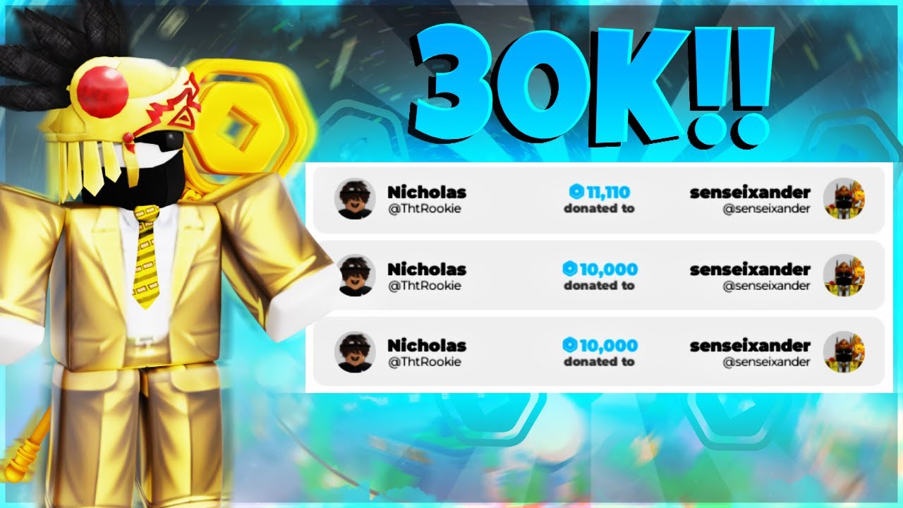 I GOT 30K Robux in PLS Donate Roblox - My Lucky Day! 🤯 #roblox # ...