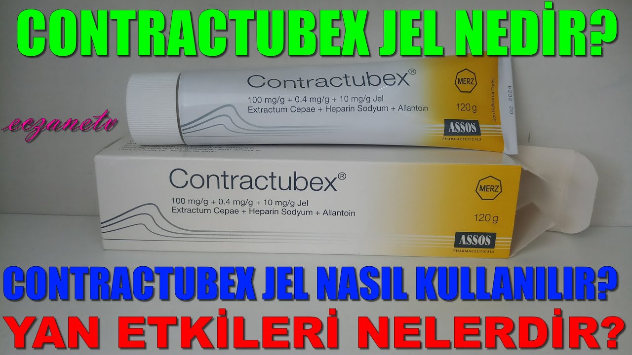 Contractubex Jel Nedir? Contractubex Jel'in Yan Etkileri Nelerdir ...