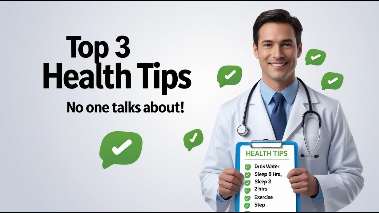 Top 3 Life-Changing Health Tips No One Tells You | Transform Your ...
