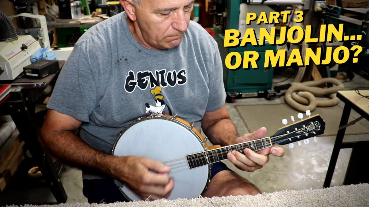 594 RSW A Banjolin Repair - All Screwed Up - Part 3 - YouTube