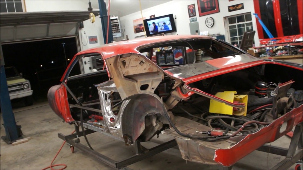 1968 camaro tail panel removal - YouTube