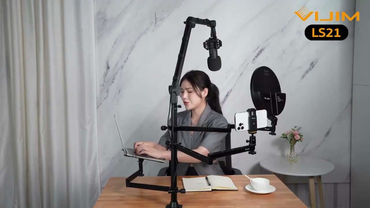 Vijim LS21 Multifunction Desk Setup Stand - YouTube