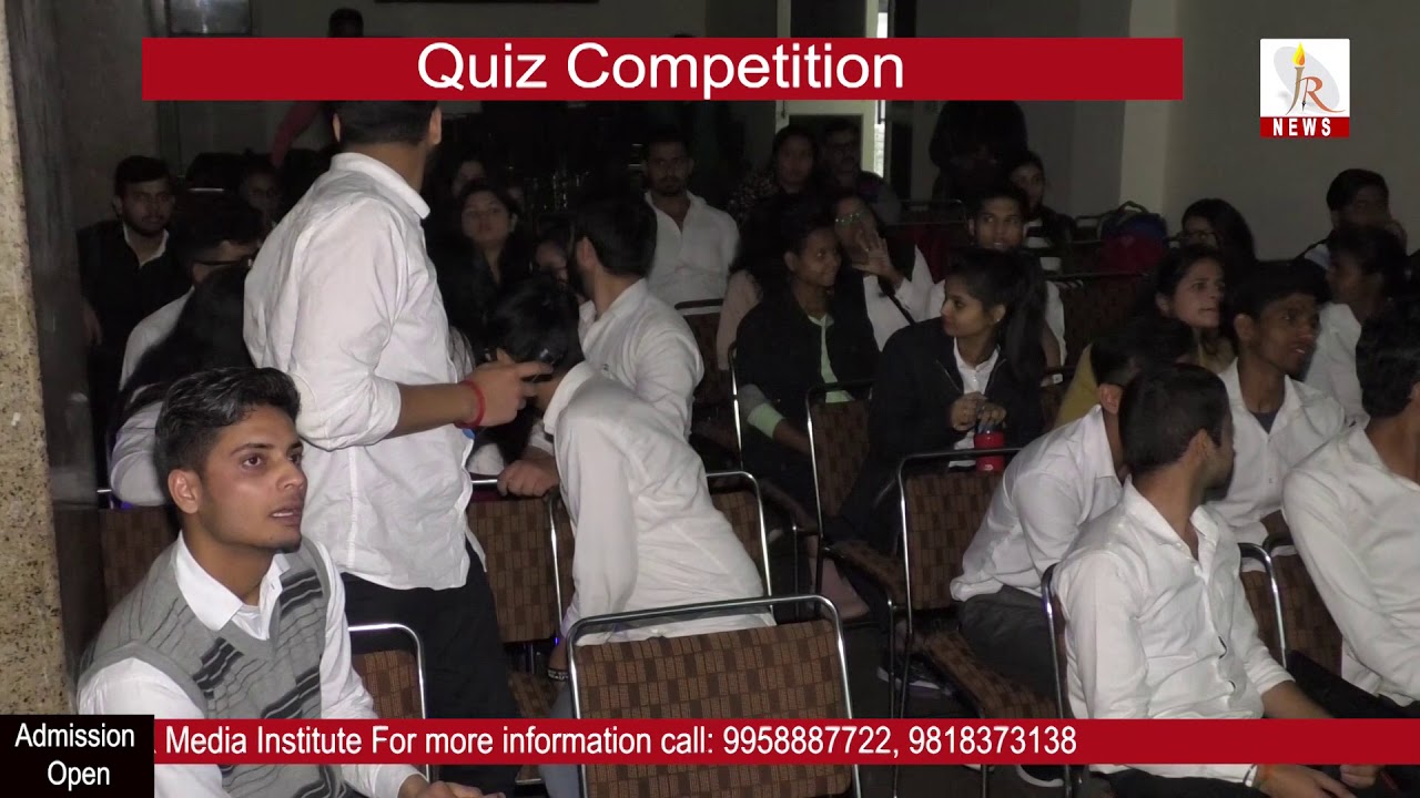 Quiz Competition at JR Media Institute - YouTube