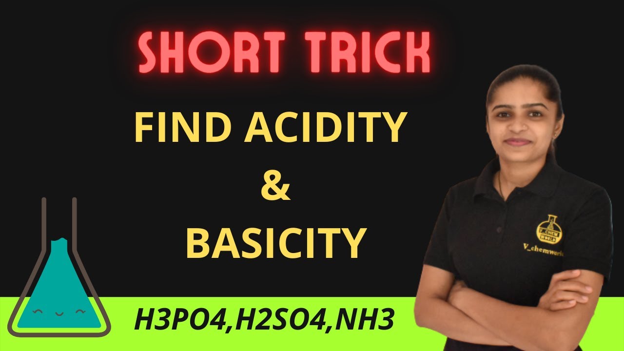 Trick to find Acidity and Basicity for any compounds | NCERT | JEE ...