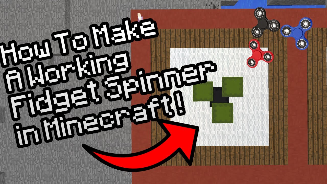 How To MAKE a Working FIDGET SPINNER in Minecraft !! - YouTube